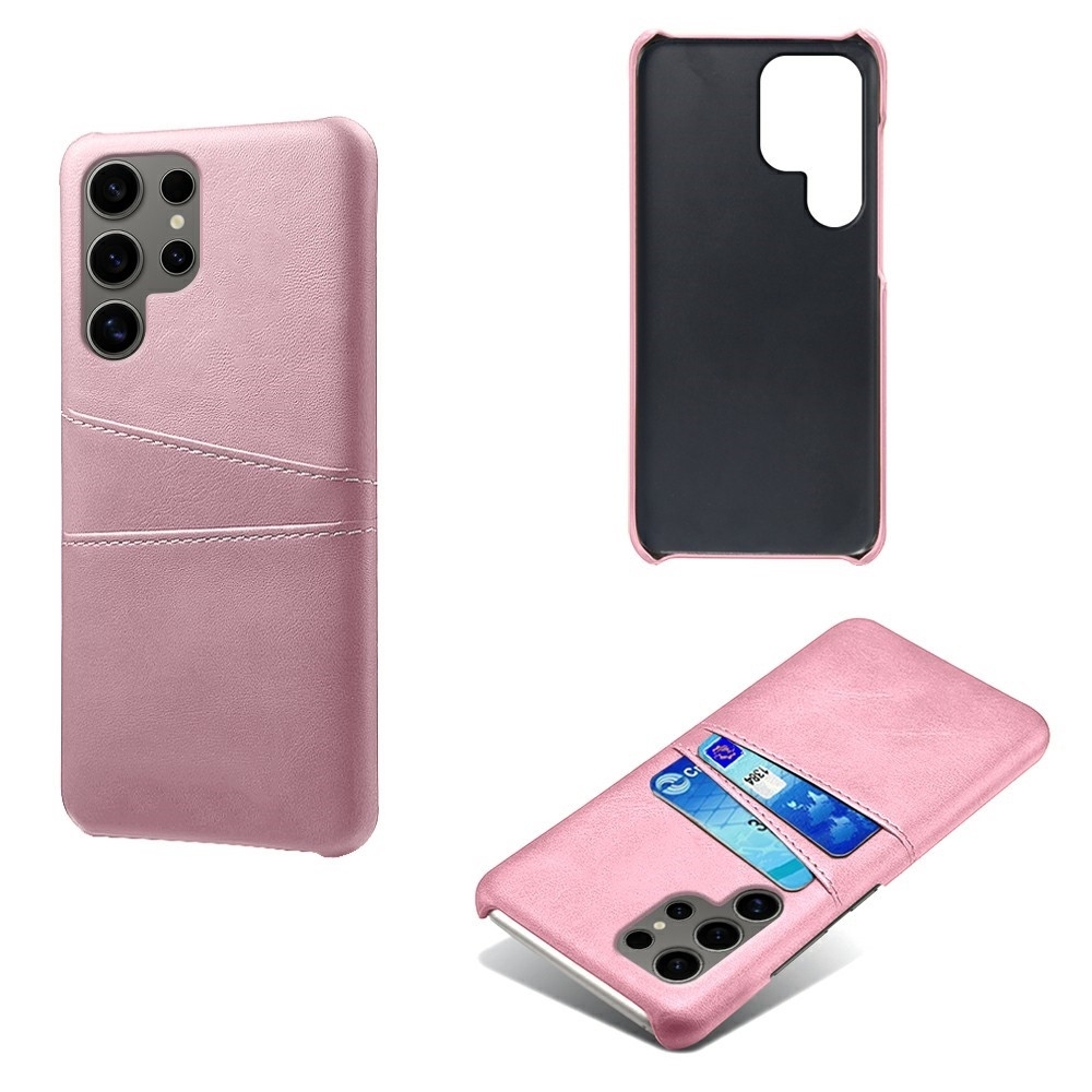 Til Samsung Galaxy S25 Ultra KSQ PU-læderbelagt skal hårdt etui ...