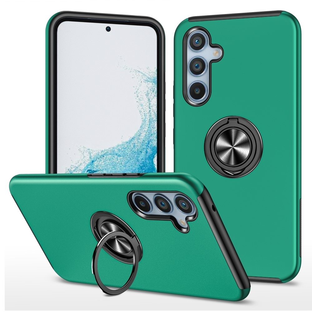 Til Samsung Galaxy A56 5G Hybrid Deksel med Roterbar Ringholder ...