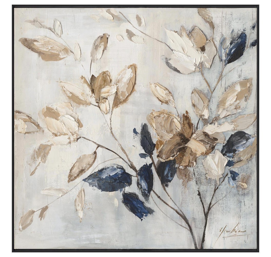 Maalaus kehyksellä 100x100cm, oksat - Gigantti verkkokauppa