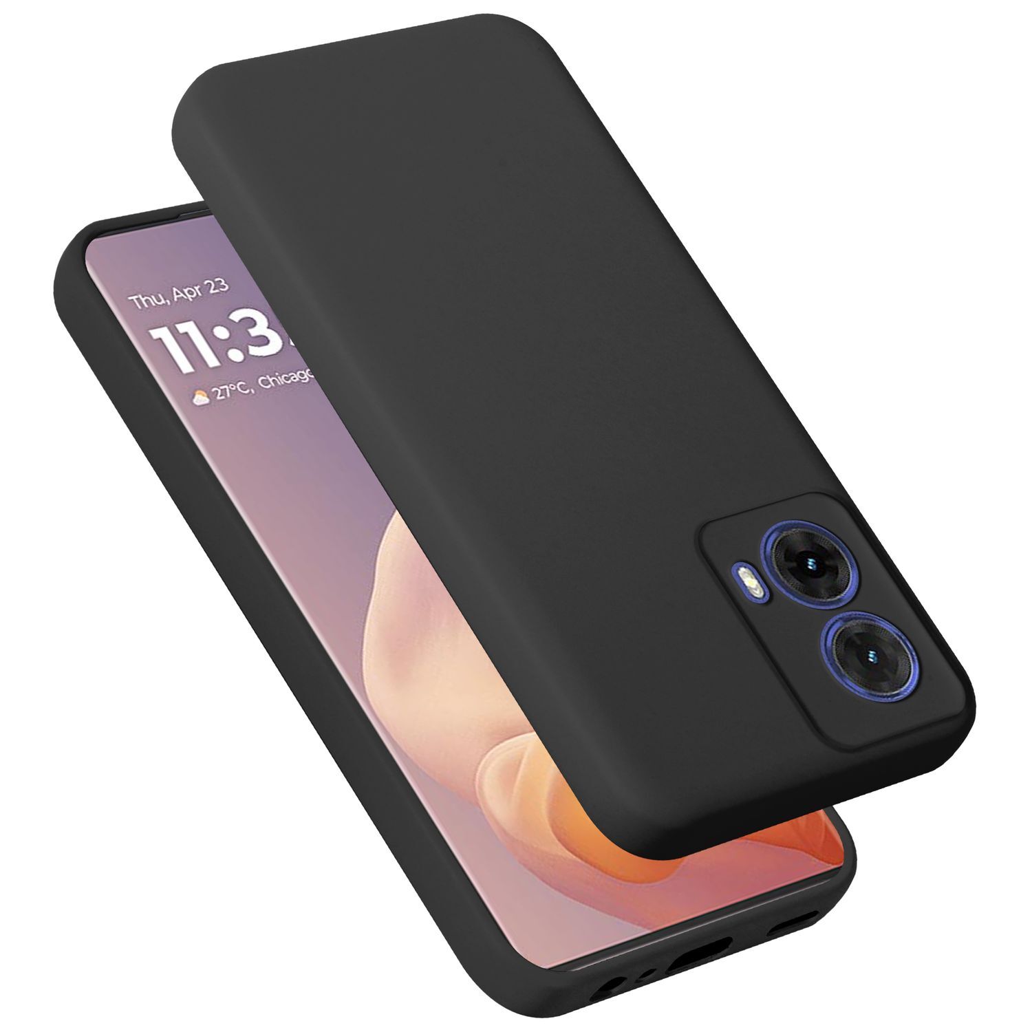 Motorola Moto G85 deksel case cover (svart) - Elkjøp | Elkjøp
